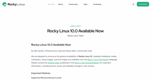 Rocky Linux 10.0 LAMP環境構築メモ【Apache2.4＋MySQL8.4＋PHP8.4】 | あぱーブログ